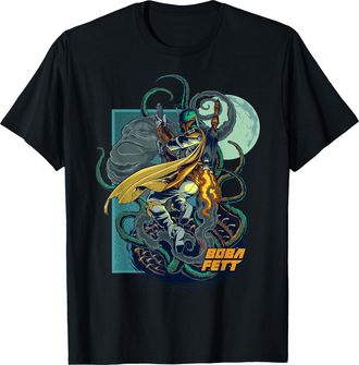 Star Wars Boba Fett Bounty Hunter Jabba Portrait T-Shirt