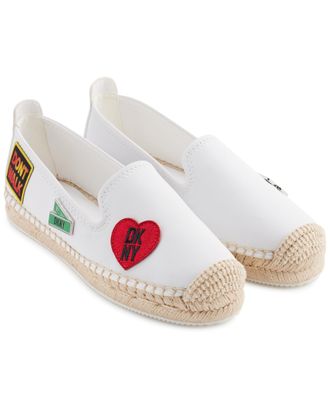 DKNY Damen Espadrille Platform, Bright White, 35 EU