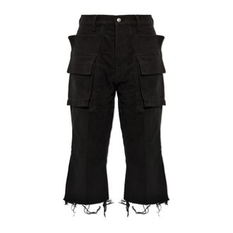 Rick Owens Raw Hem Shorts - - Shorts - Herren - Schwarzk - W31