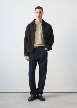 Mango T-shirt 100 % coton imprim&eacute; beige - Homme - XXL - MANGO MAN