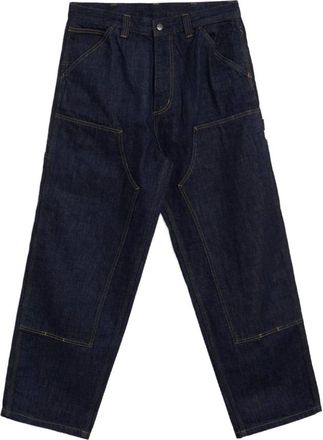 Carhartt Work in Progress Homme, Pantalons, Bleu, Taille: XS OG Double Knee Pant