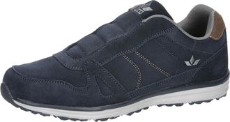 Lico Herren Ron Sneaker, Marine/Braun, 45 EU