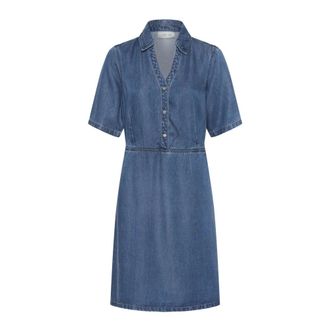 Cream Seoul Mid Shirt Dress - - Dresses - Damen - Blau - L