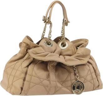 Dior Sac &agrave; main vintage Pre-owned - Femme - Pre-owned - Beige - Taille: ONE Size