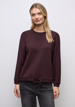 Street One Langarmshirt mit Tunnelzug am Saum