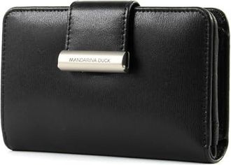 Mandarina Duck Hera 3.0 P10rap15, Portefeuille Femme, Noir, 13x11x3,5 (L x H x W)
