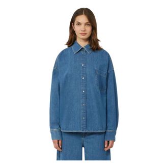Max Mara Femme, Blouses et Chemises, Bleu, Taille: 38 FR Foggia Denim Shirt