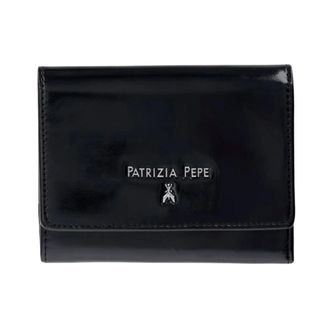 Patrizia Pepe Portefeuille en cuir - Femme - Accessoires - Noir - Taille: ONE Size
