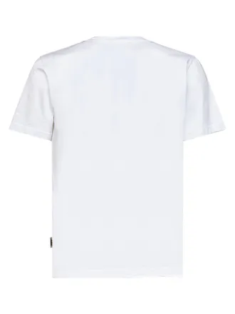 Hev&ograve; Mens T-Shirt Mulino Cotton White T-Shirts And Polos