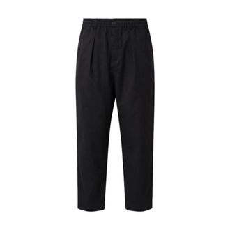 Universal Works Homme, Pantalons, Noir, Taille: W34 Pleated Track Pant