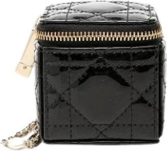 Dior Pre-owned Cube Pouch - Femme - Pre-owned - Noir - Taille: ONE Size