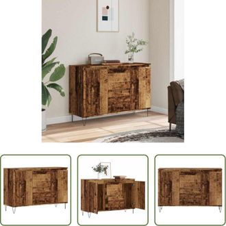 vidaXL vidaXL Holzbeistellkiste - Sideboard Altholz-Optik 101,5x35x70 cm Holzwerkstoff