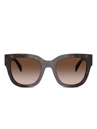 Prada lunettes de soleil &agrave; monture carr&eacute;e - Vert