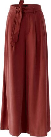 Oui Femme, Pantalons, Rouge, Taille: 44 FR Wide Pantalons