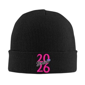 Generic Bonnet Thermo 2026 des Filles De Terminale, &Eacute;cole Roses Thermique Bonnets Mode Bonnet en Tricot pour lescalade Course &Agrave; Pied D&eacute;contract&eacute;e