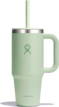 Hydro Flask Travel Tumbler 709ml (24oz) avec couvercle à paille pressé refermable - Acier inoxydable - Isolation sous vide à double paroi - Couvercle résistant au