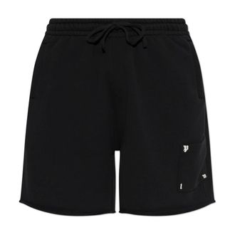 Palm Angels Baumwollshorts mit Tasche - - Shorts - Herren - Schwarzk - XL