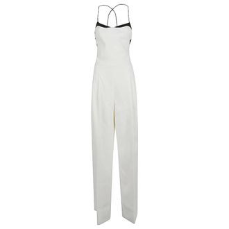 Tom Ford Double Georgette Stretch Camisole Jumpsuit - - Jumpsuits & Playsuits - Damen - Wei&szlig; - S