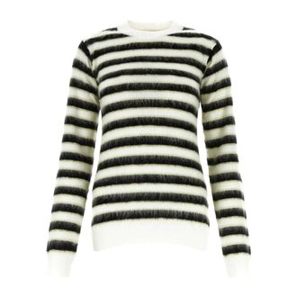 Marni Femme, Pulls, Multicolore, Taille: 34 FR Pull en laine brodé