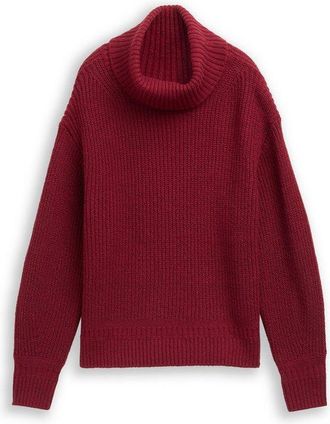 Tom Tailor Strickpullover Pullover & Strickjacken Loose Fit Rollkragenpullover