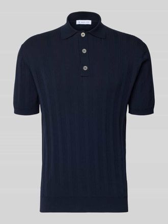 Manuel Ritz Slim Fit Poloshirt mit Knopfleiste