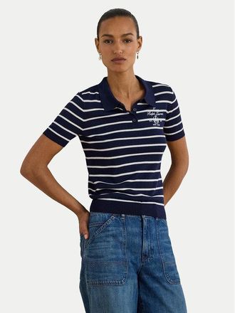 Lauren Ralph Lauren Poloshirt 200P03506002 Dunkelblau Slim Fit