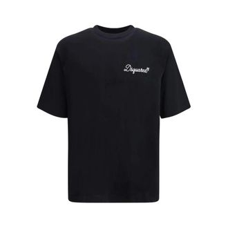 Dsquared2 Homme, Tops, Noir, Taille: XL T-shirt col rond S74Gd1525 D20106