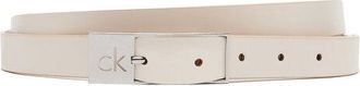 Calvin Klein Damengürtel Ck Cut Square Buckle 2.0 K60K613155 Weiß