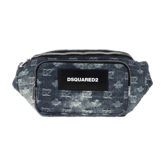 Dsquared2 D2 Monogram G&uuml;rteltasche - - Bags - Herren - Blau - ONE SIZE