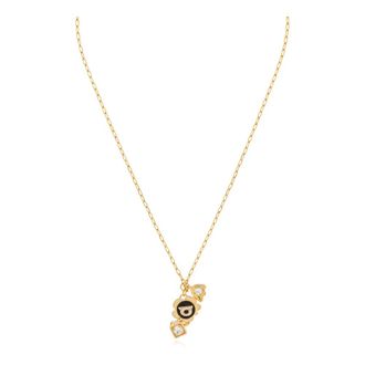 Ferragamo GAN Flow Anh&auml;nger-Halskette - - Accessories - Damen - Gelb - ONE SIZE