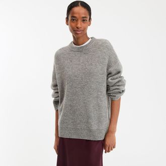 La Redoute Collections Pull Col Rond En Grosse Maille Mousseuse