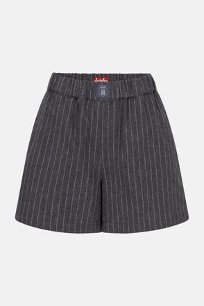 Derbe Derbe Shorts B&uuml;x Pinstripe Damen Grau