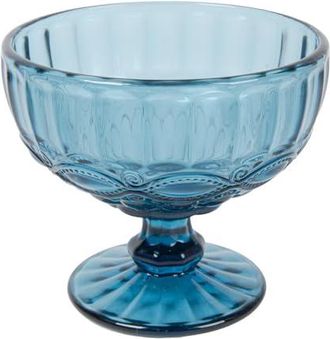 Garcia de Pou Garcia de Pou 6 Stück - Dessertgläser Vintage, 380 ml, Ø12 x 10,5 cm, Kristallblau