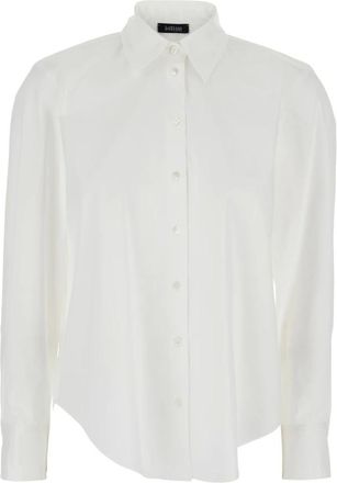 Pla&icirc;n Plain, Femme, Blouses et Chemises, Blanc, Taille: 38 FR Classic Collar Shirt