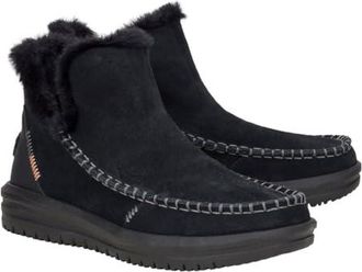 HeyDude Camden Suede, Chaussures Haute Mode, High Shoes Fashion, Noir, 38 EU