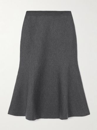 Gucci Midirock Aus Einer Wollmischung - Grau