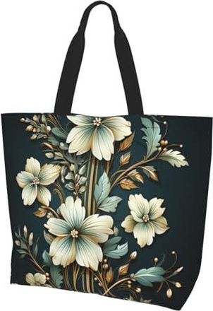 Generic Plante Grimpante Verte Sac Fourre-Tout D&eacute;contract&eacute; Sacs De Courses Imperm&eacute;able Sac Cabas Pour Travail Shopping Quotidienne