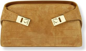Ferragamo Femme, Sacs, Beige, Taille: ONE Size Hug Mini