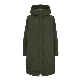 Mos Mosh MOS Mosh, Femme, Manteaux, Vert, Taille: 36 FR For&ecirc;t Nuit Parka Manteau Veste
