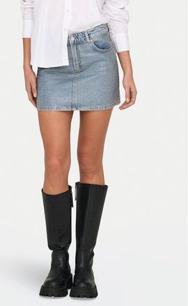 Only Jeansrock Hollywood 15342137 Blau Regular Fit