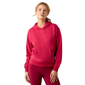 Ariat Womens Martine Hood Sweatshirt Long Sleeve in Granita, Size X-Small, by Ariat