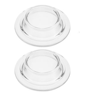 BESPORTBLE EPIGEIST 2 St&uuml;ck Ersatz Schmelzschale aus Glas 117cm Durchmesser Runde Wachsw&auml;rmer Einlage f&uuml;r Duftwachs und &Auml;therische &Ouml;le Kompatibel mit Wachsw&auml;rmer