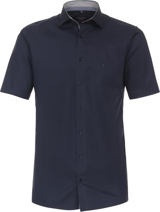 Casamoda Businesshemd Kurzarm Uni Modern Fit