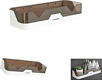 beek Duschablage sortierte Duschregal ohne Bohrung,Aluminium und Kunststoff Anders Stile Duschkorb,für Küche und dusche Lagerung,duschablage ohne bohren (W