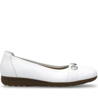 Rieker Geschlossene Ballerinas - - Shoes - Damen - Wei&szlig; - 38 EU