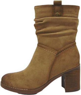 &Eacute;tika Bottines &agrave; talon ondul&eacute; Sofia - 11037 pour femme, Taupe, 41 EU