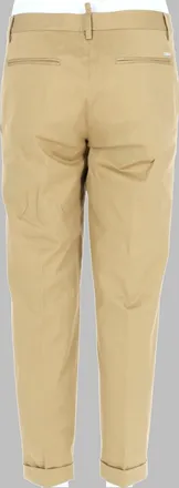 Dsquared2 Stretch Cotton Trousers - Beige