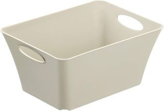 Rotho Living Aufbewahrungsbox 5l, Kunststoff (PP) BPA-frei, cappuccino, 5l (29,5 x 21,6 x 13,5 cm)