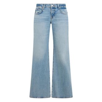 7 For All Mankind Low-rise Flare Jeans - - Jeans - Damen - Blau - W30