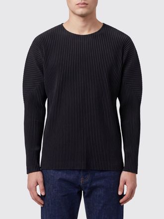 Homme Pliss&eacute; Issey Miyake Lang&auml;rmeliges T-Shirt von Homme Pliss&eacute; Issey Miyake aus plissiertem Cr&ecirc;pe